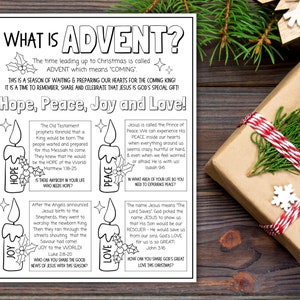 Kids Printable Advent Spinner Color Wheel, Nativity Sunday School ...