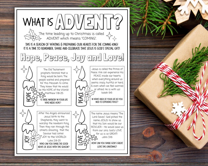 Kids Printable Advent Spinner Color Wheel, Nativity Sunday School ...