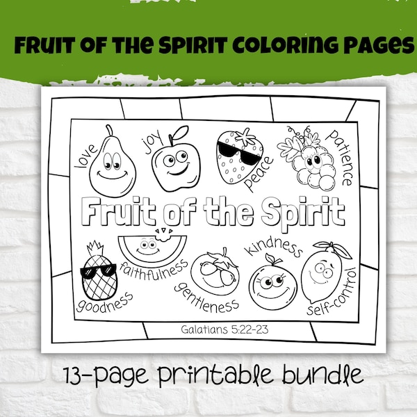 Fruits of the Spirit - Etsy