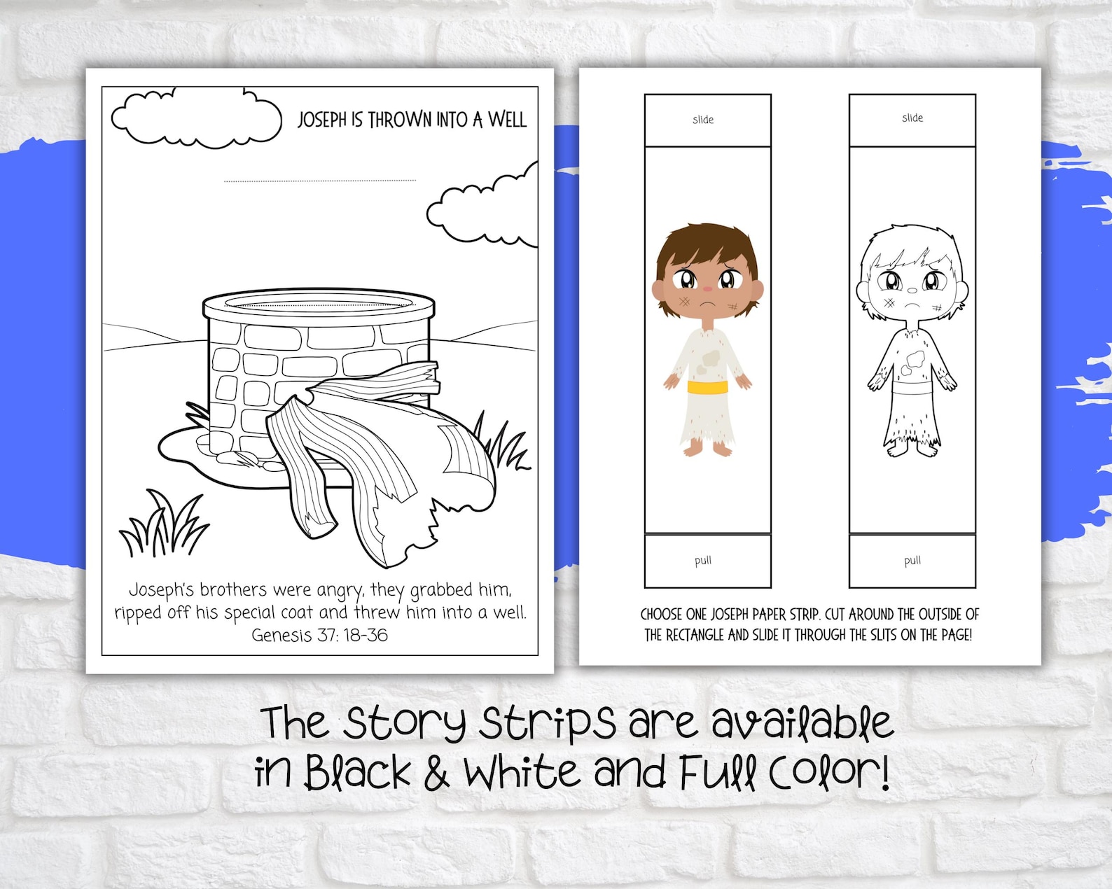 Joseph Story Strip Bundle, Three Crafts Included, Jospeh Thrown in Well ...