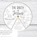 Kids Printable Birth of Jesus Spinner Color Wheel, Nativity Sunday ...
