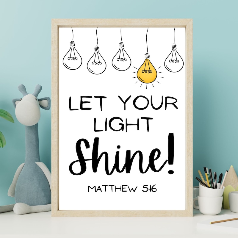 Matthew 5 16 - Etsy