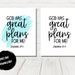 God Has Great Plans for Me, Printable Bible Wall Art, Affirmation Art ...