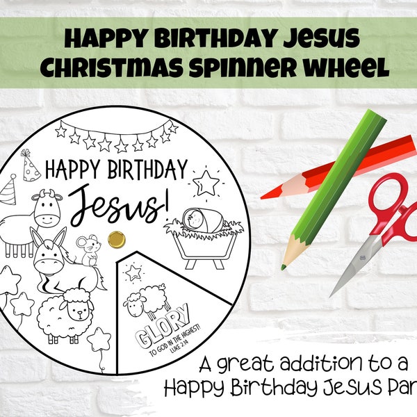 Happy Birthday Jesus - Etsy