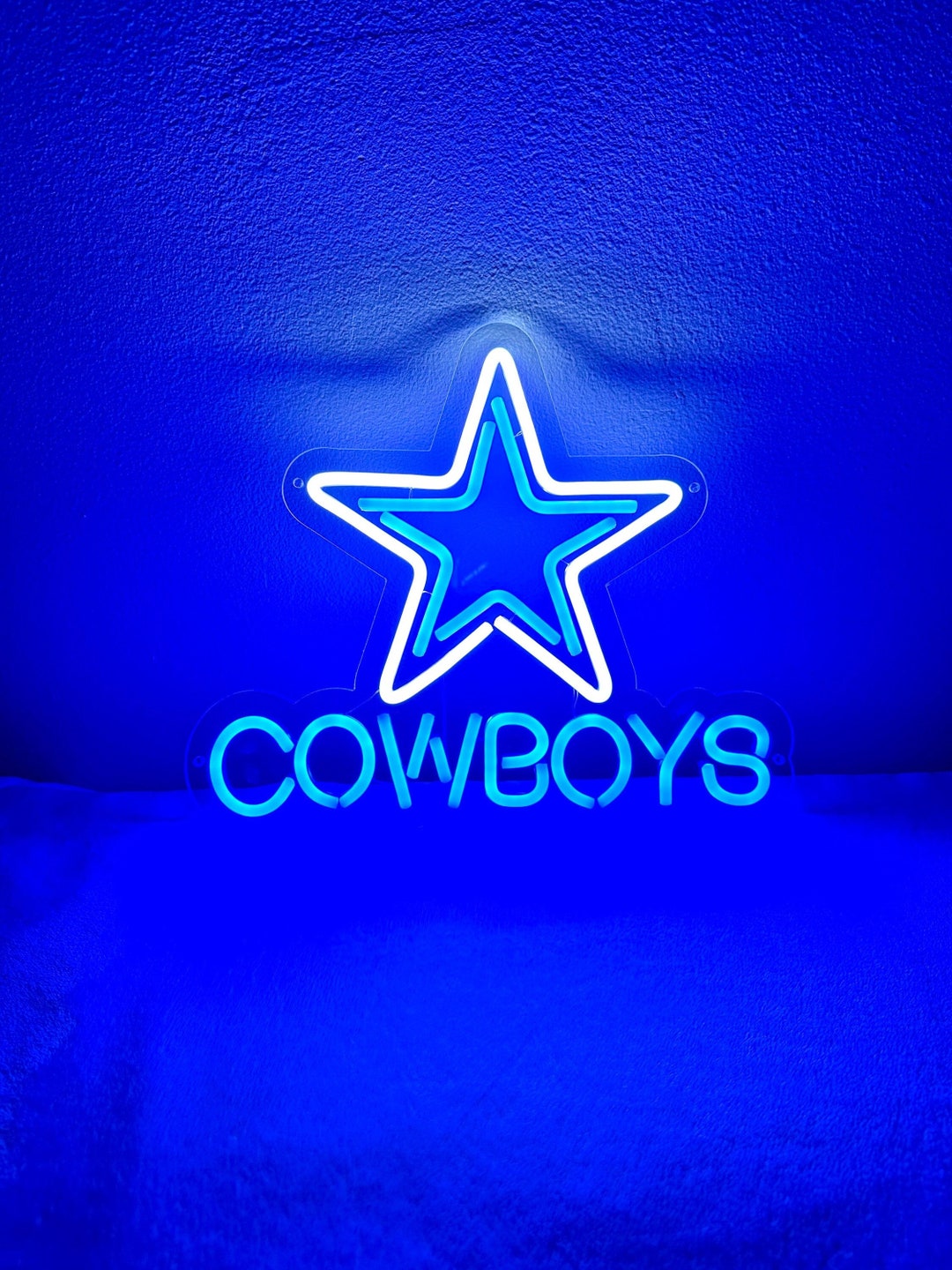 Dallas Cowboys LED Neon Sign, NFL Neon Light, American Football Sign ...