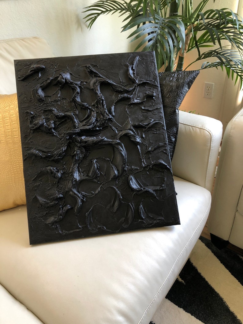 3D Textured Spackle Wall Art Minimalist Abstract Style Wall Decor in ...