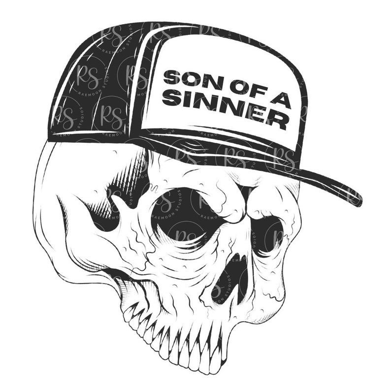 DIGITAL DOWNLOAD - "son of A Sinner" - Png, Svg, Jpg - Etsy