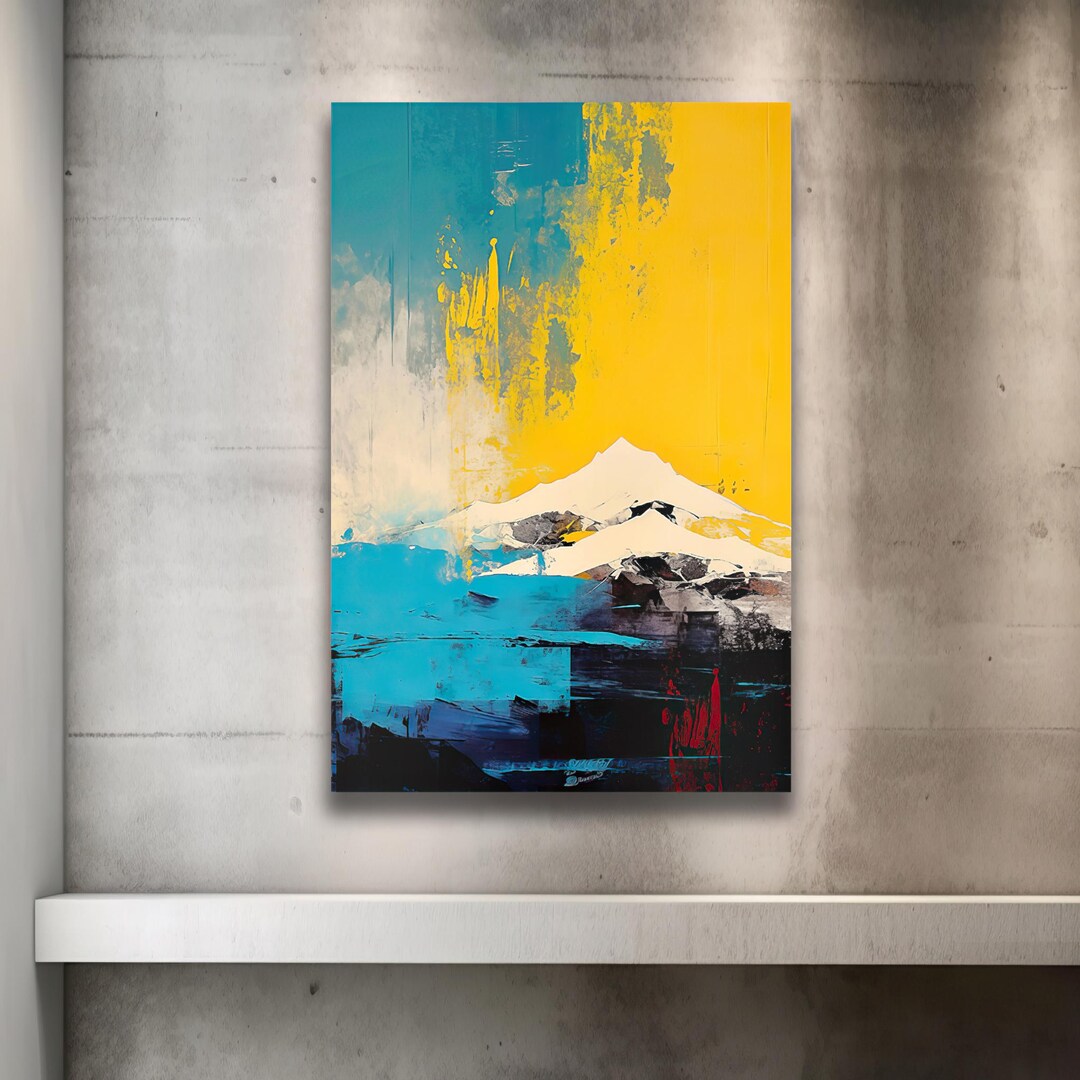 Magic Mountain 4 Expressionism Abstract Art Modern Art Landscape Art ...