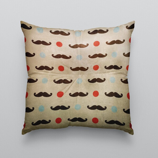 Moustache Pillow - Etsy