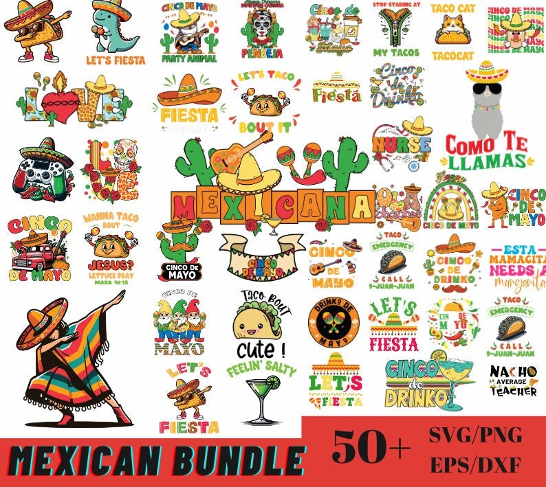 Mexico Svg Bundle, Latina Svg, Funny Mexican Svg, Viva La Mexico ...