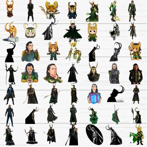 Loki PNG, Loki SVG, Loky Bundle, Loki Clipart, Cricut, Instant Download ...