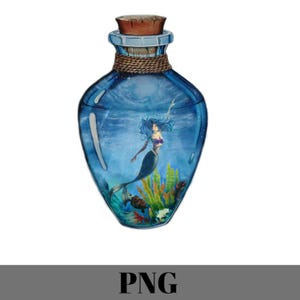 World in a Jar Png Bundle, Landscape Graphics, Magic Jar, Wanderlust ...