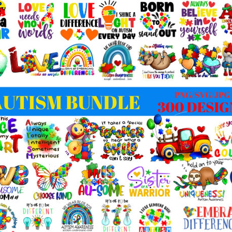 Autism Svg - Etsy