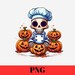 50 Funny Hallooween Chef Png Bundle, Skeleton Chef, Chef Graphics ...