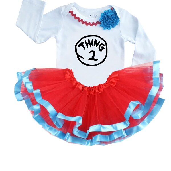 Thing 1 Thing 2 Tutu - Etsy