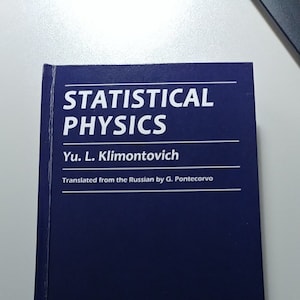 Statistical Physics - Yu. L. Klimontovich - Etsy