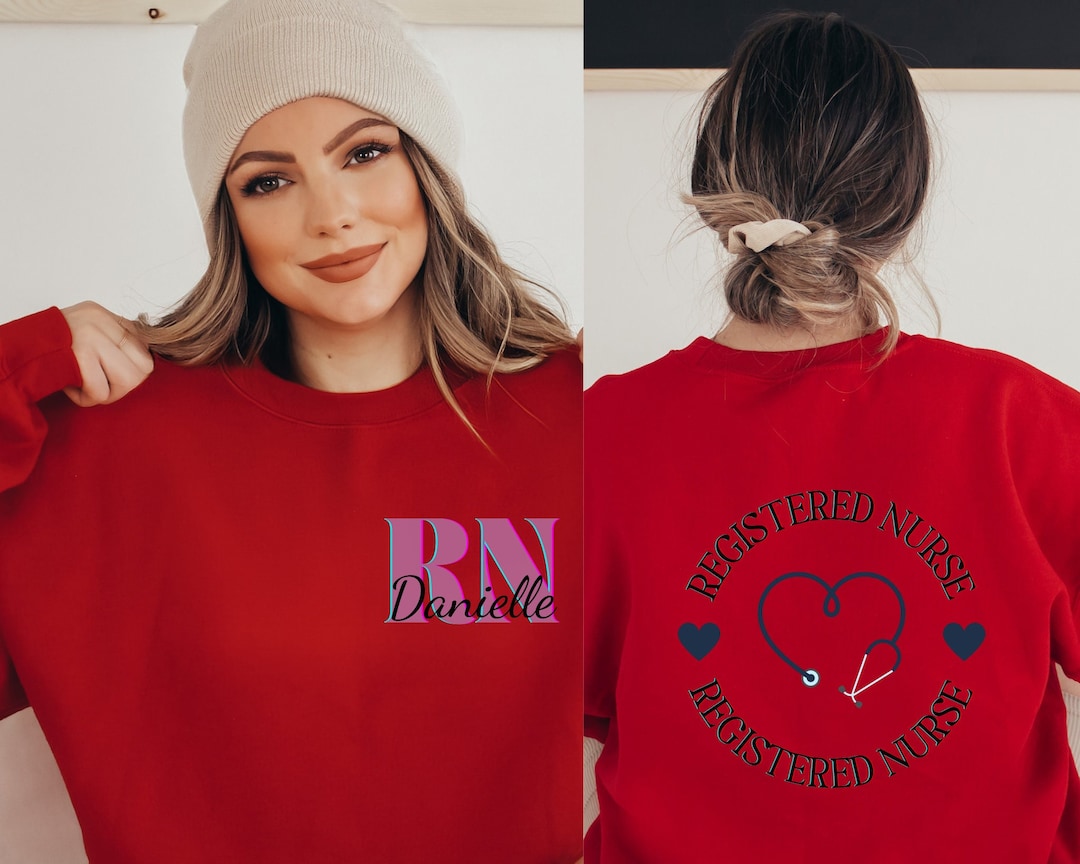 Personalized Nurse Gift, Custom Nurse Sweatshirt Jumper, New Nurse Gift ...