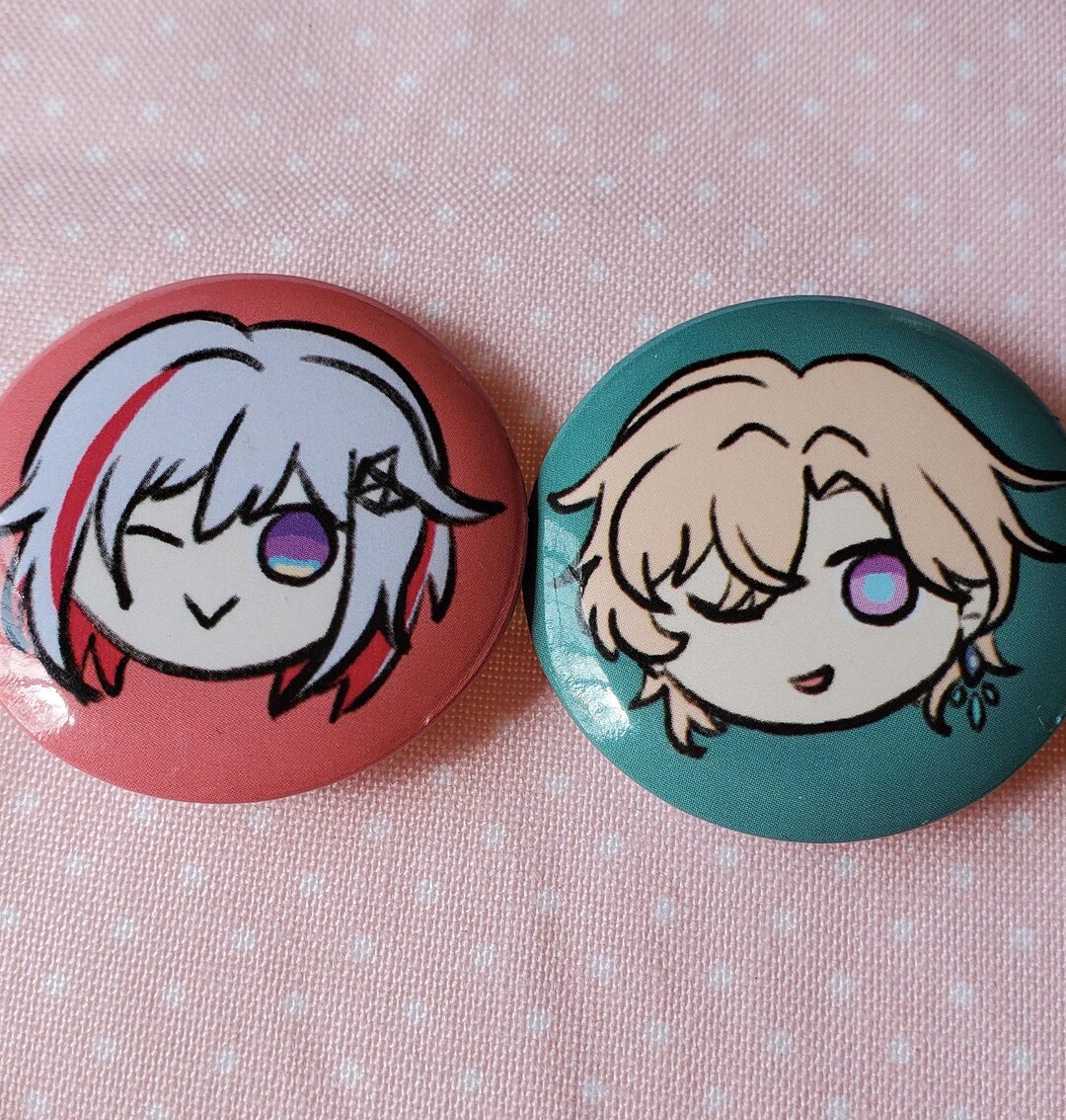 Topaz and Aventurine Honkai Star Rail HSR Button Pins | 1.25 Inch ...