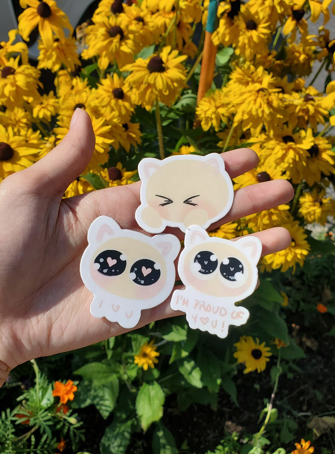 Cute Love Emote Uwu Sticker Set - Etsy