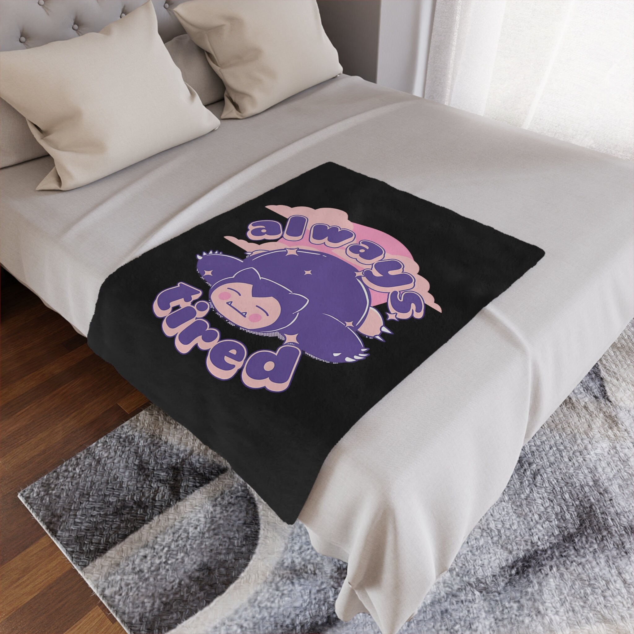 Snorlax Anime Blanket Snorlax Gift Anime Gifts Anime Merch - Etsy