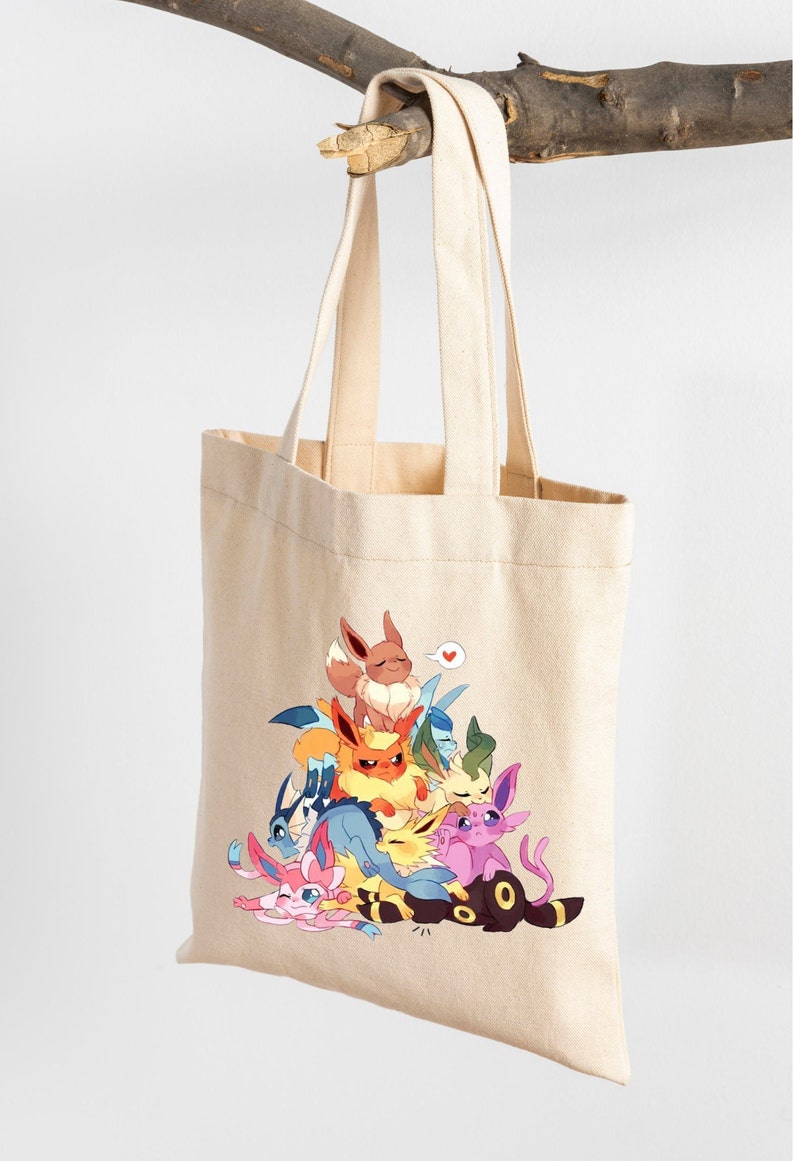 Anime Tote Bag, Anime Inspired Bag, Canvas Tote Bag, Gift for Her, Two ...