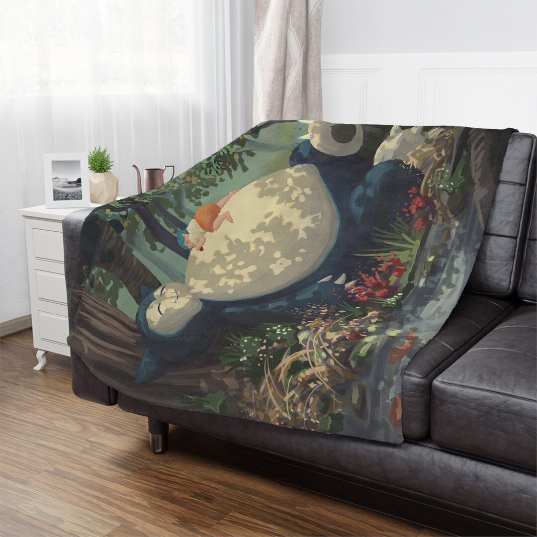 Snorlax Anime Blanket Snorlax Gift Anime Gifts Anime Merch - Etsy