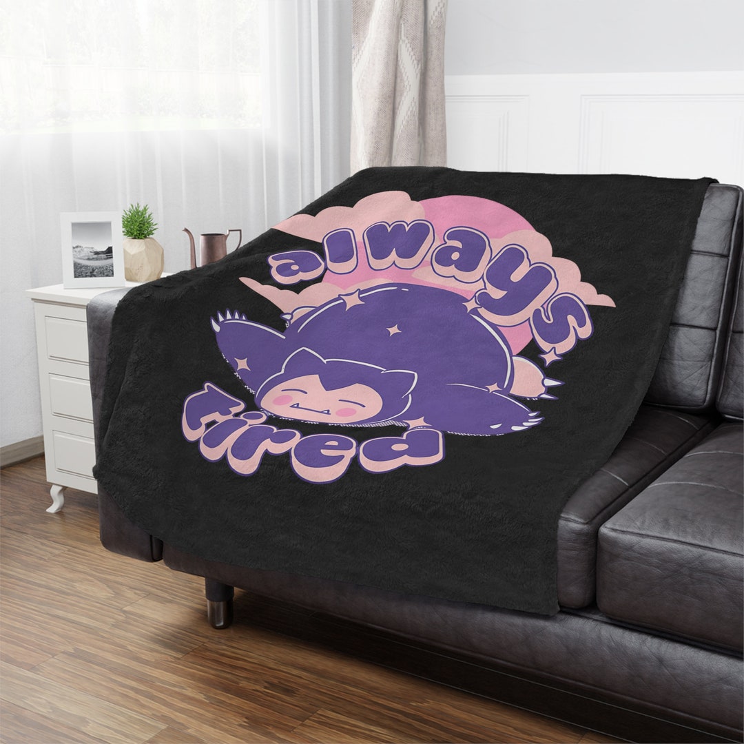 Snorlax Anime Blanket Snorlax Gift Anime Gifts Anime Merch - Etsy