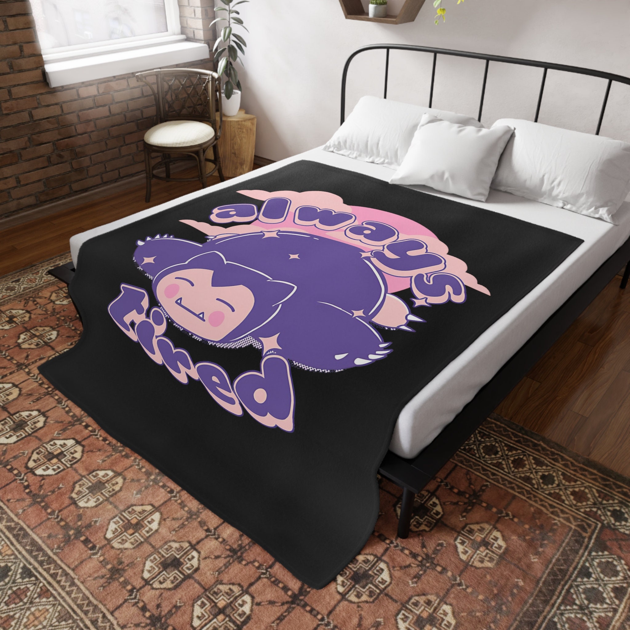 Snorlax Anime Blanket Snorlax Gift Anime Gifts Anime Merch - Etsy