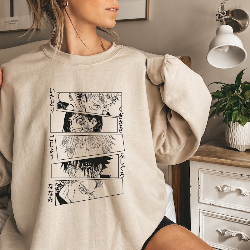 Anime Sweater - Etsy