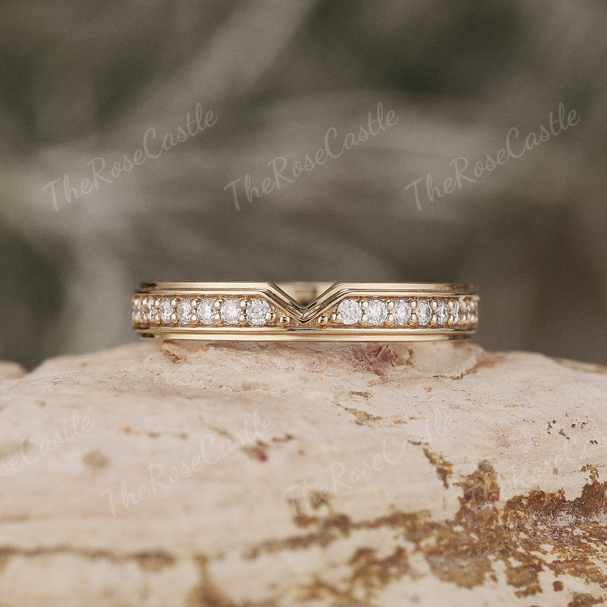 Solid Gold Moissanite Couple Rings Unique Moissanite Ring Mens - Etsy