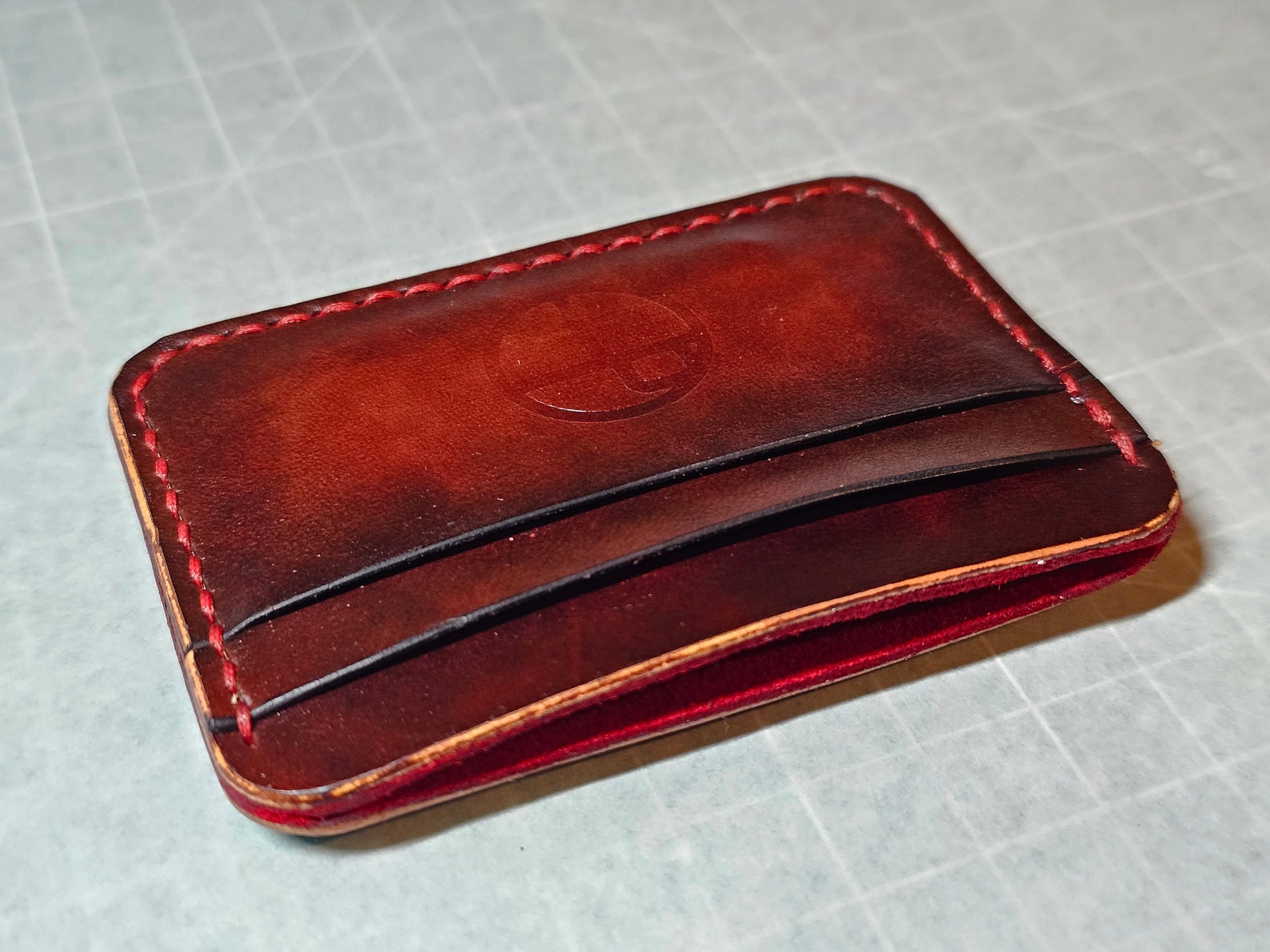 Leather 5-pocket Minimalist Wallet - Etsy