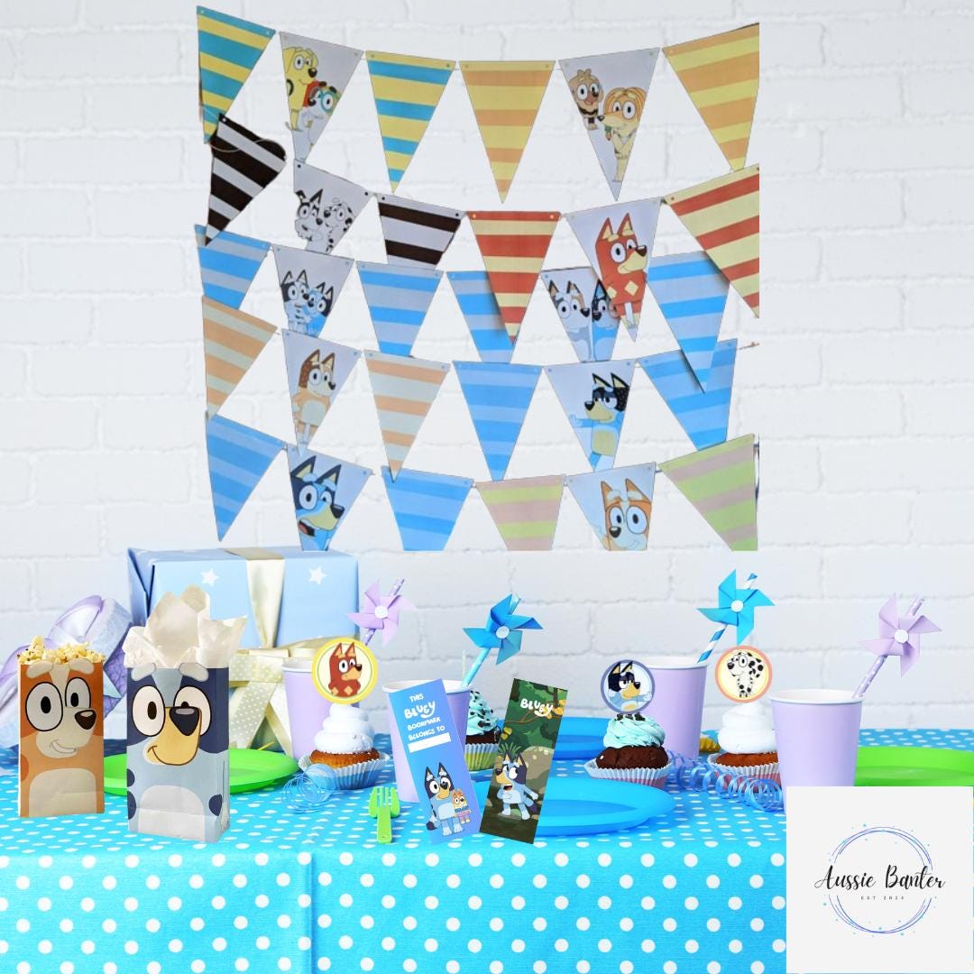 Bluey Party Pack DIY Download! - Etsy