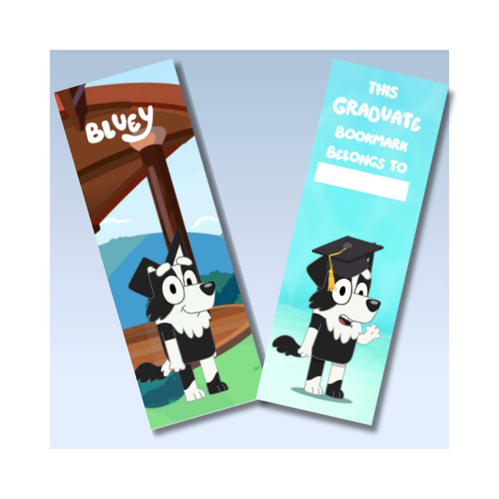 Bluey Graduation Bookmarks Download - Etsy Australia
