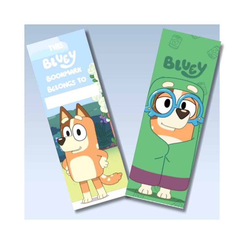 Marcadores Bluey Vol 2 Descargar - Etsy México