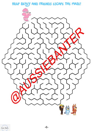Bluey Maze Escape! Volume 2 - Etsy
