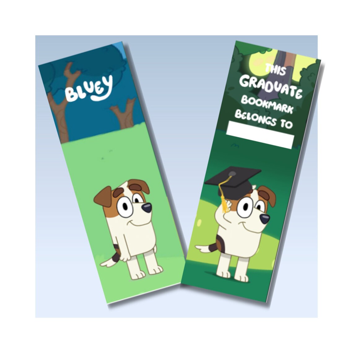 Bluey Graduation Bookmarks Download - Etsy Australia