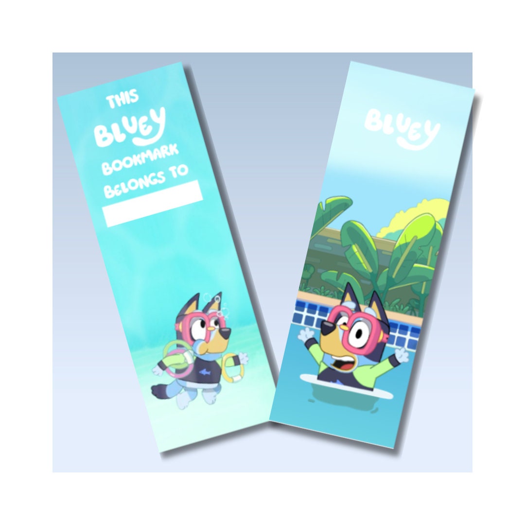 Bluey Bookmarks Vol 3 Download - Etsy