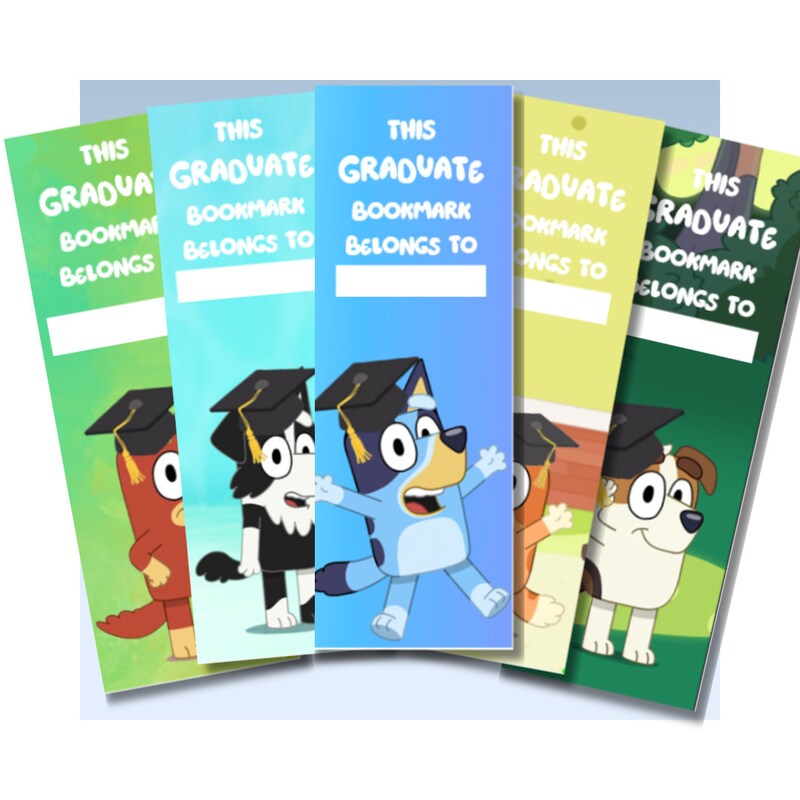 Bluey Grad Png - Etsy