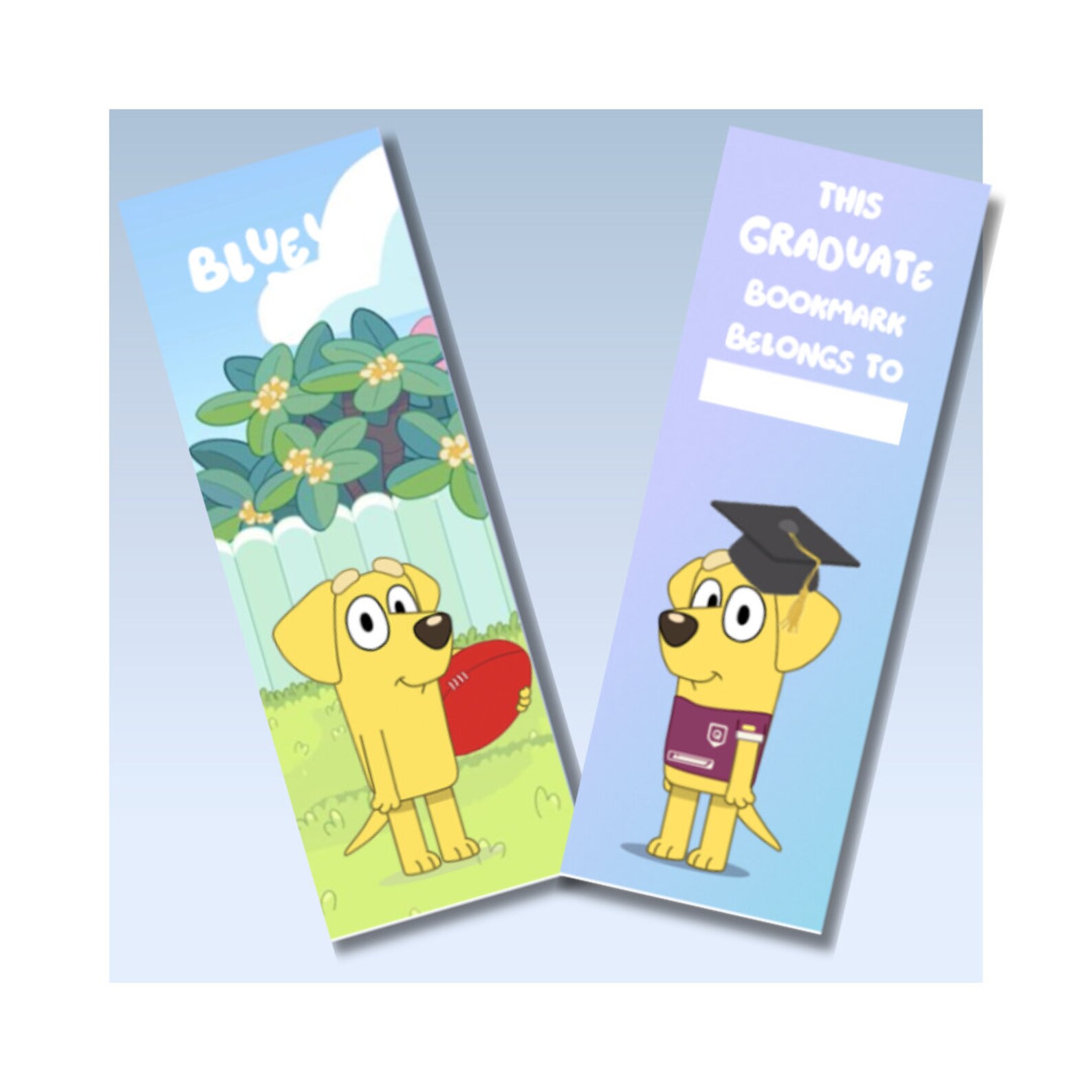 Bluey Graduation Bookmarks Download - Etsy Australia