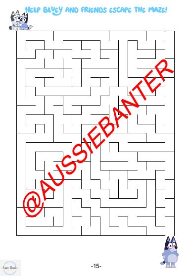 Bluey Maze Escape! Volume 2 - Etsy