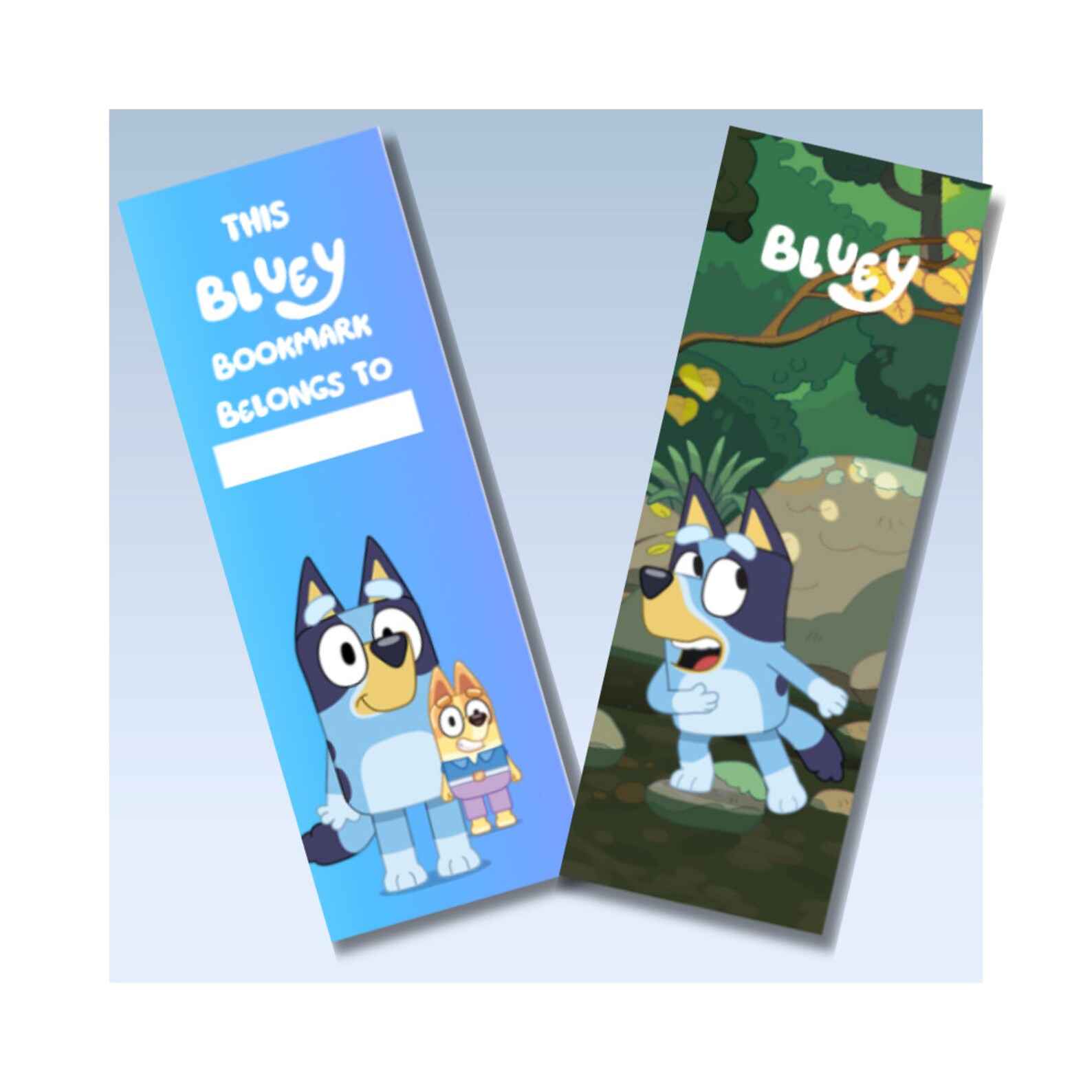 Bluey Bookmarks Vol 2 Download - Etsy