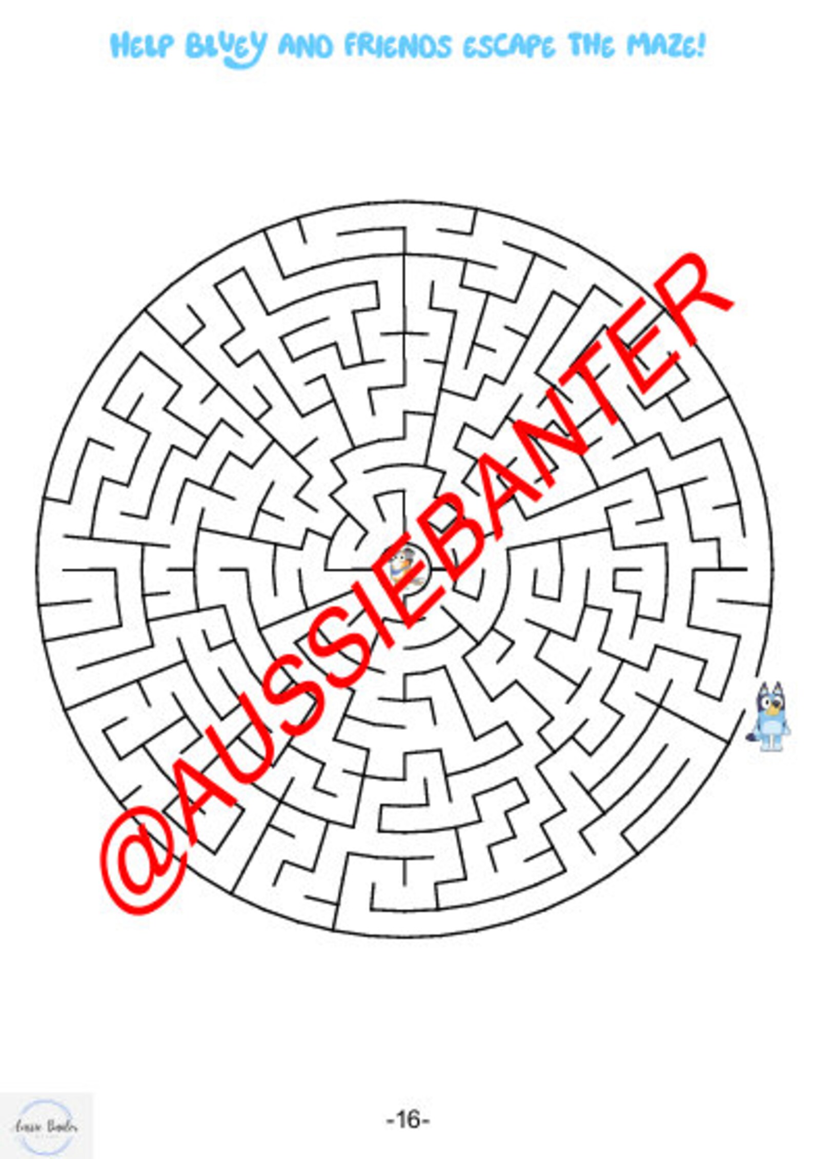 Bluey Maze Escape! Volume 2 - Etsy Australia