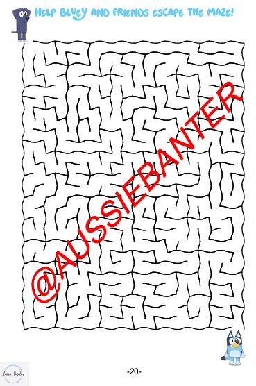 Bluey Maze Escape! Volume 2 - Etsy