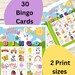 Easter Bingo Printable 30 Bingo Cards BONUS Paper Easter Basket - Etsy