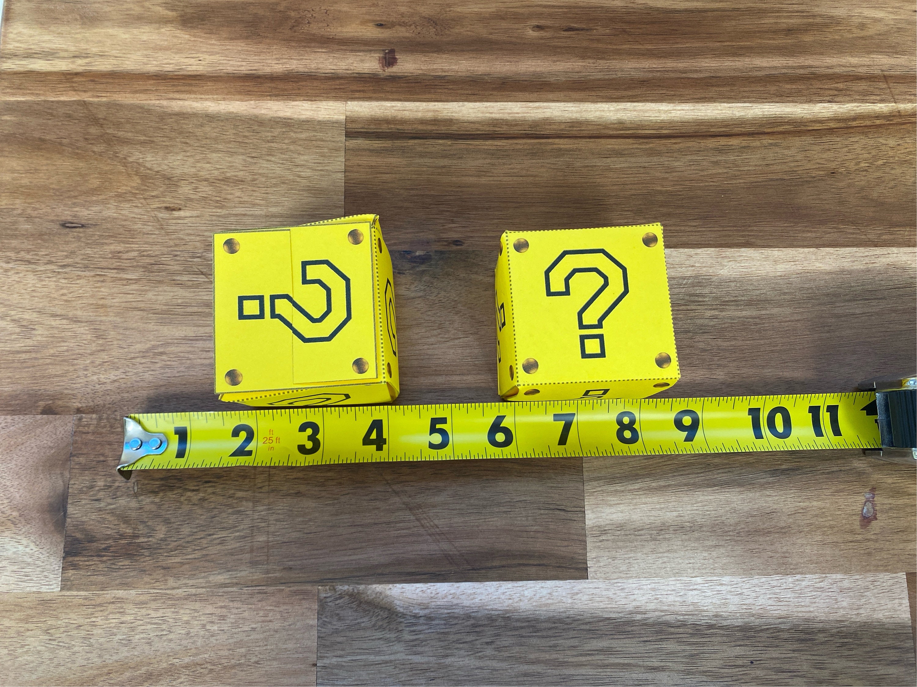 Mario Mystery Cube - Template for Standard Yellow Paper - Etsy