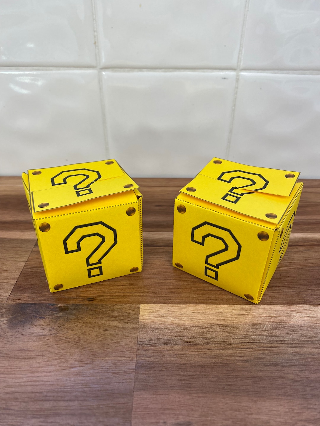 Mario Mystery Cube - Template for Standard Yellow Paper - Etsy