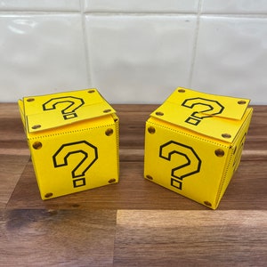 Mario Mystery Cube - Template for Standard Yellow Paper - Etsy