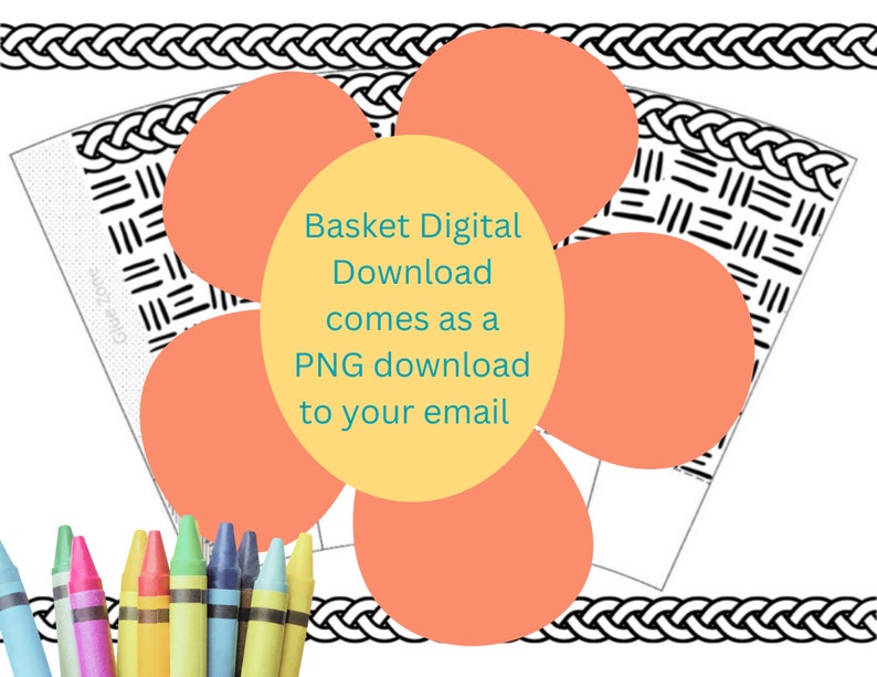 Basket Printable Template - Prints From Digital Download - Etsy