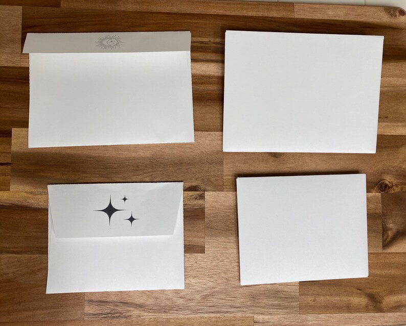 Easy Envelopes Templates - 5x7 and 4.25x5.5 - Prints to Standard Paper ...