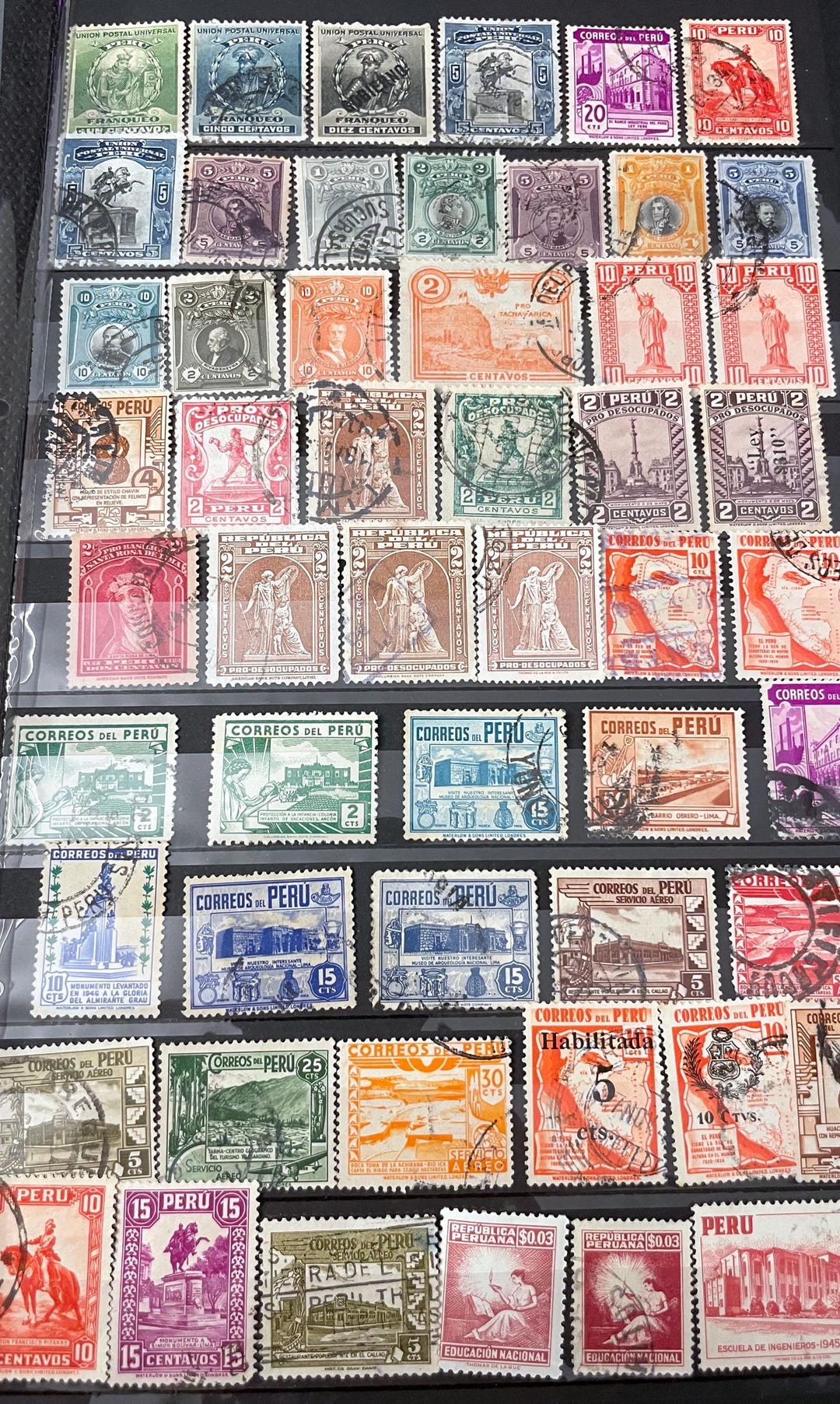 Stamps of Peru, 1895 to 1950 - Etsy